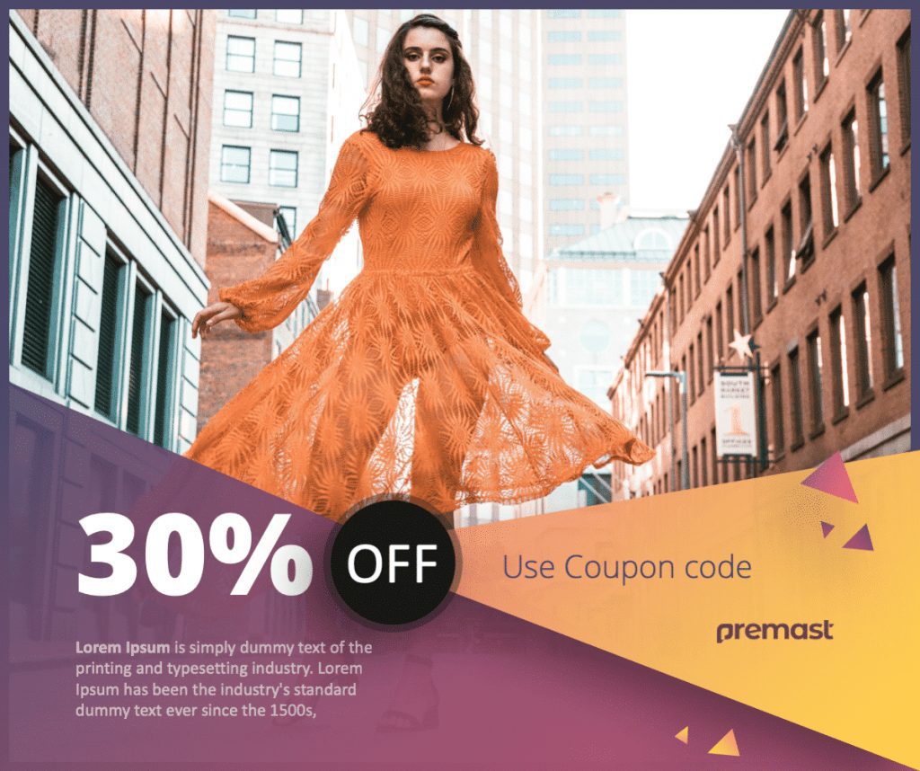Premast | Fashion discount facebook post template