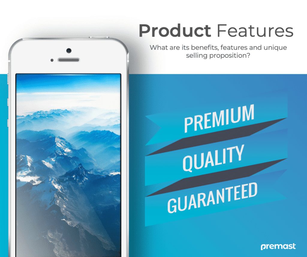 Premast | Iphone mockup facebook post template