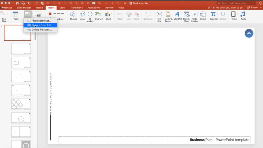 Using Master Slide in PowerPoint - Tutorial 1 | Premast