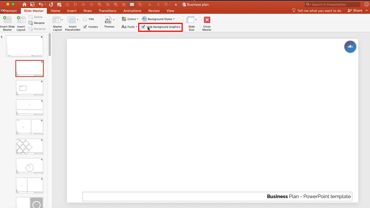 Using Master Slide in PowerPoint - Tutorial 1 | Premast