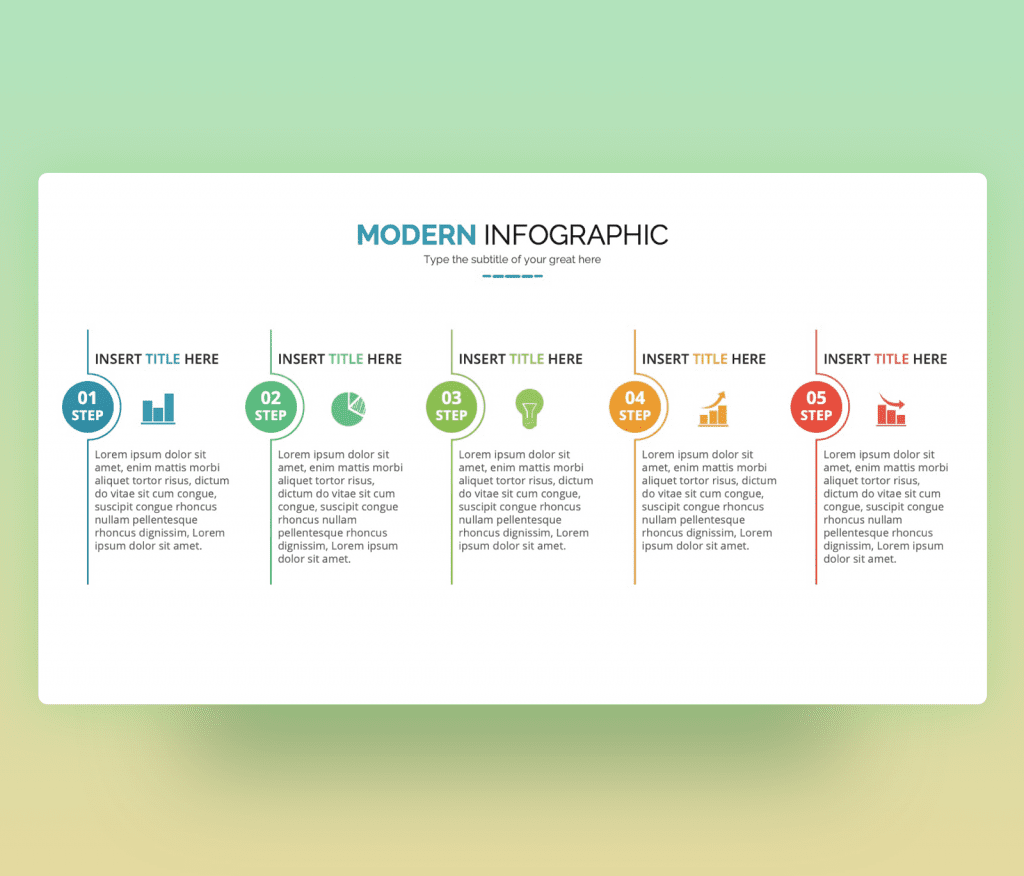 Premast | Modern Infographic 5 steps
