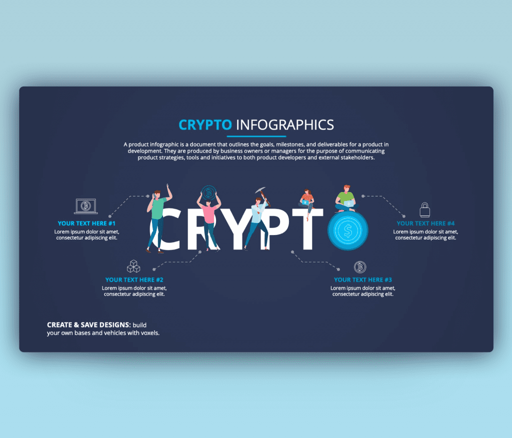 Premast | Crypto Infographic PowerPoint Template Free PPT