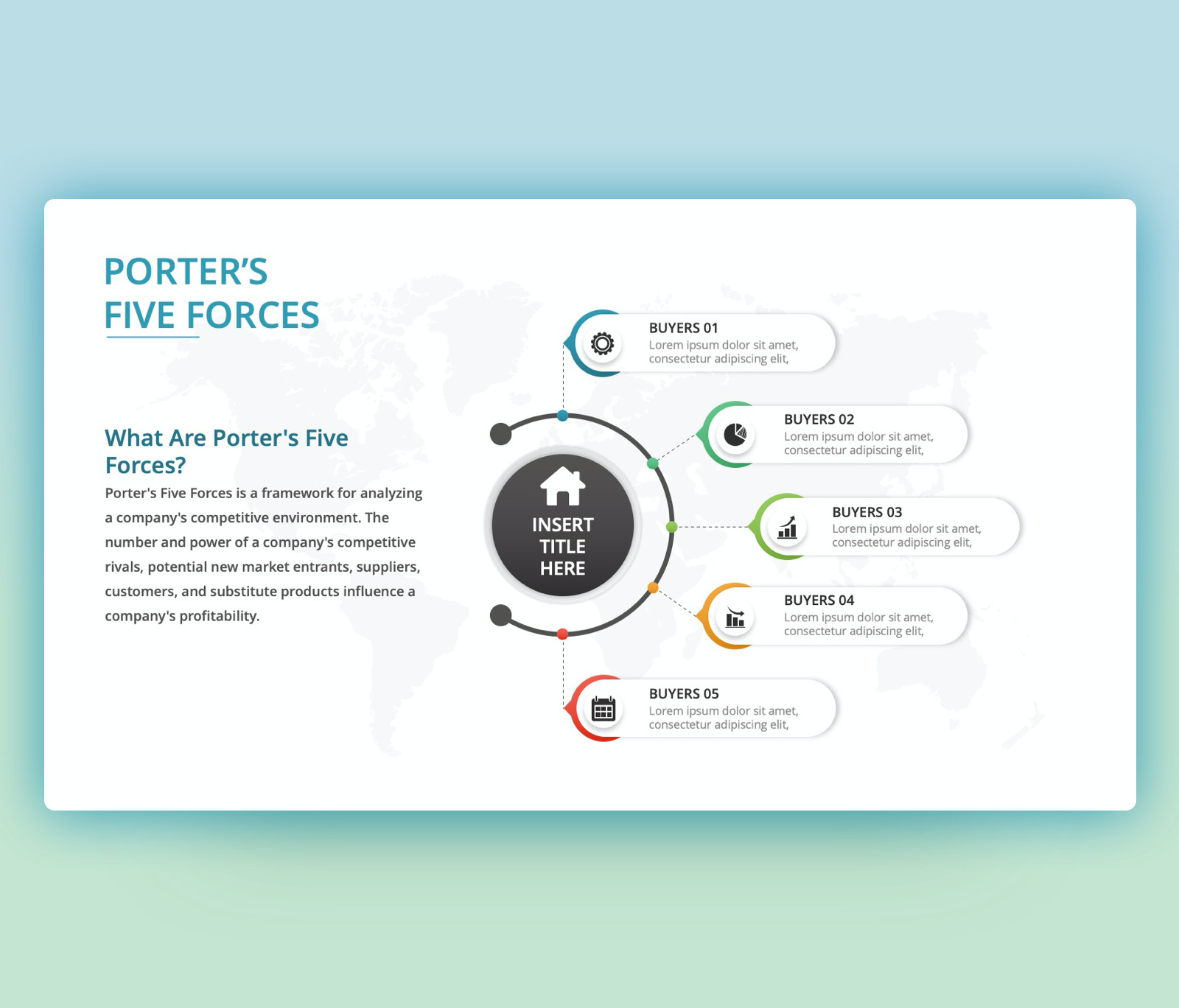 Free Porter’s Five Forces Definition PPT Template | Premast