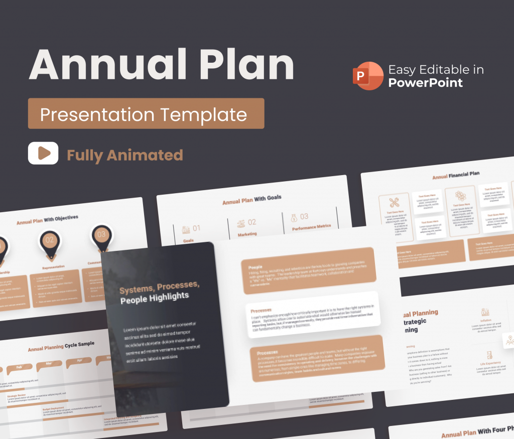 Premast | Annual Plan PowerPoint Presentation Animated Template