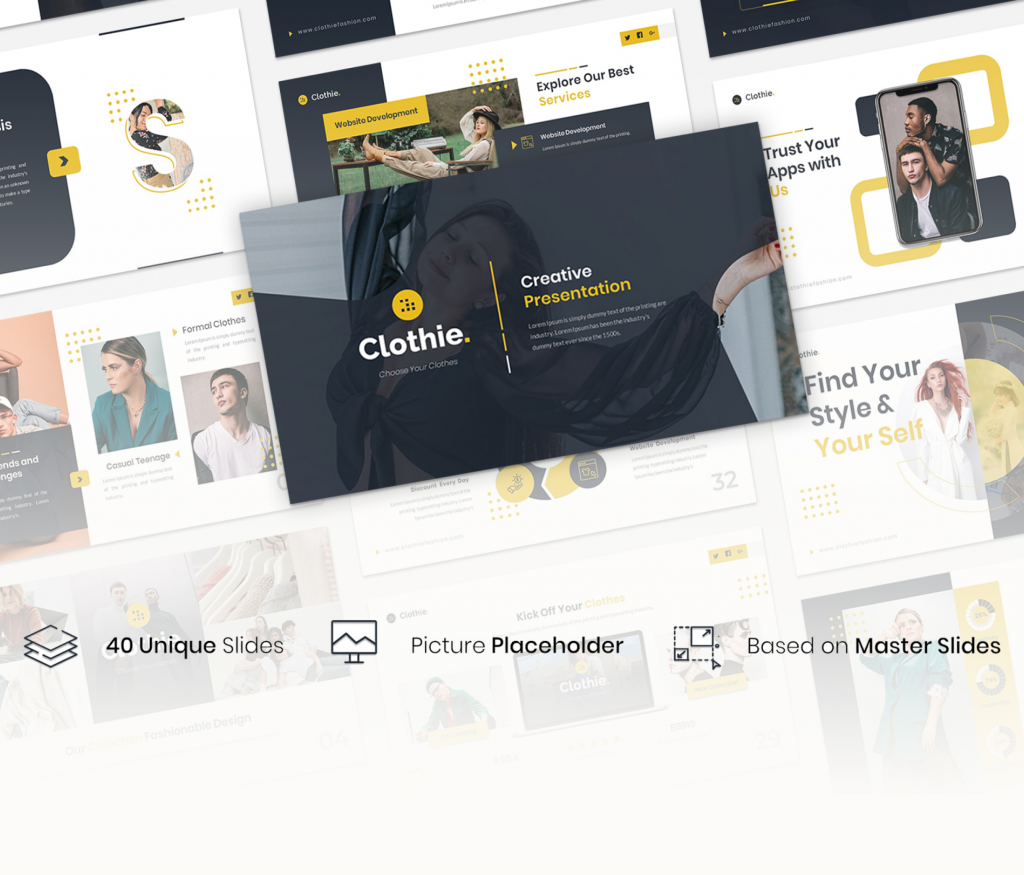 Premast | Clothie – Creative Business Presentation Template