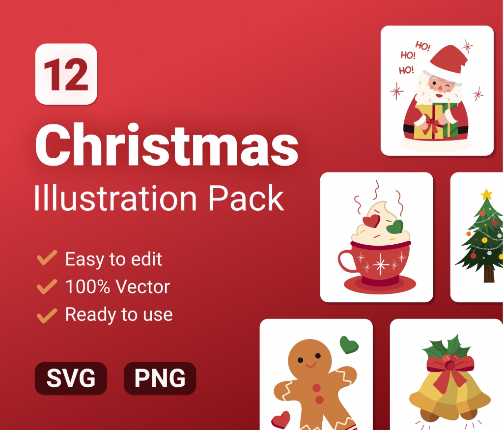 Christmas Illustrations Pack | Premast