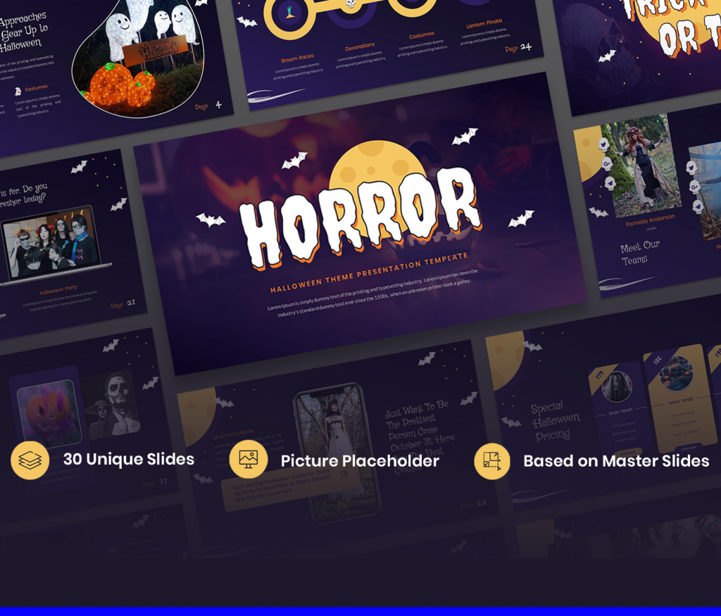 Horror – Halloween Theme PowerPoint Template | Premast