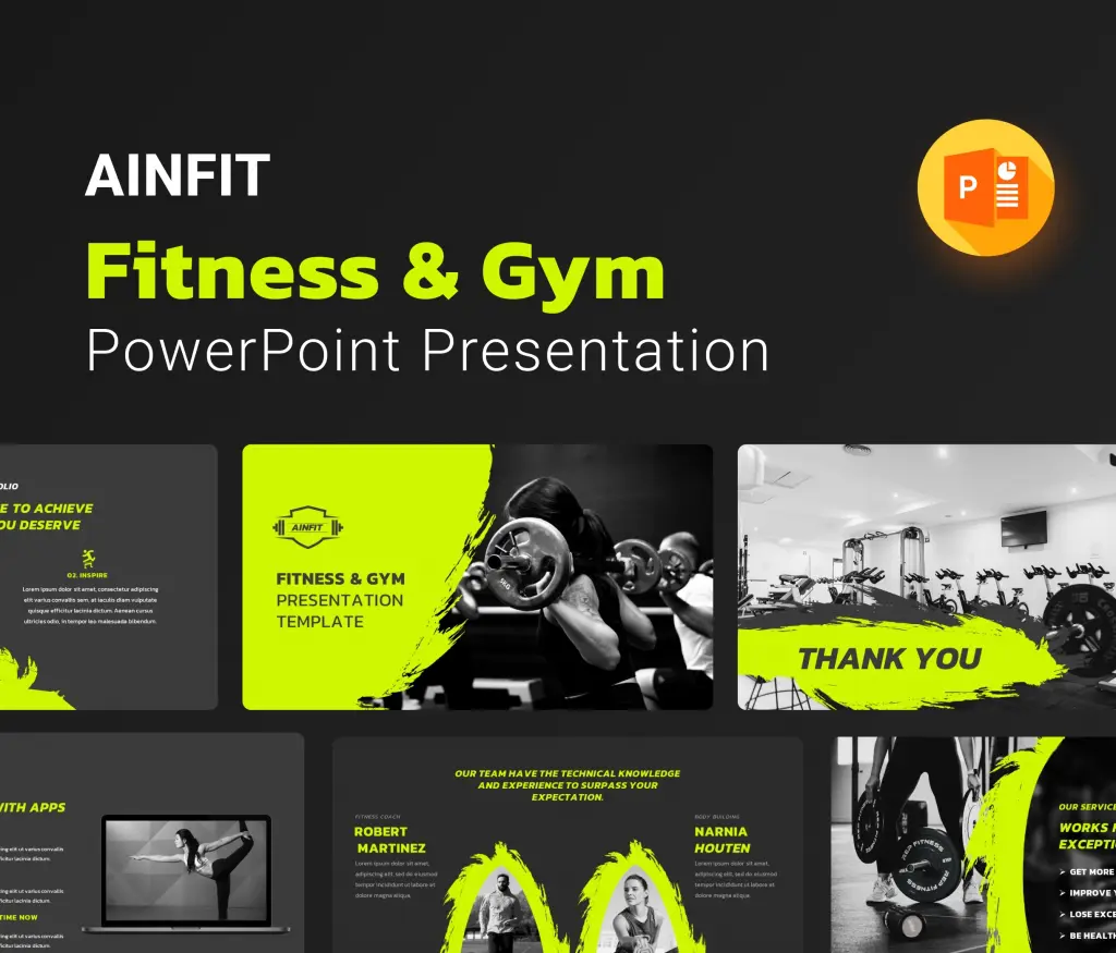 Fitness Powerpoint Templates