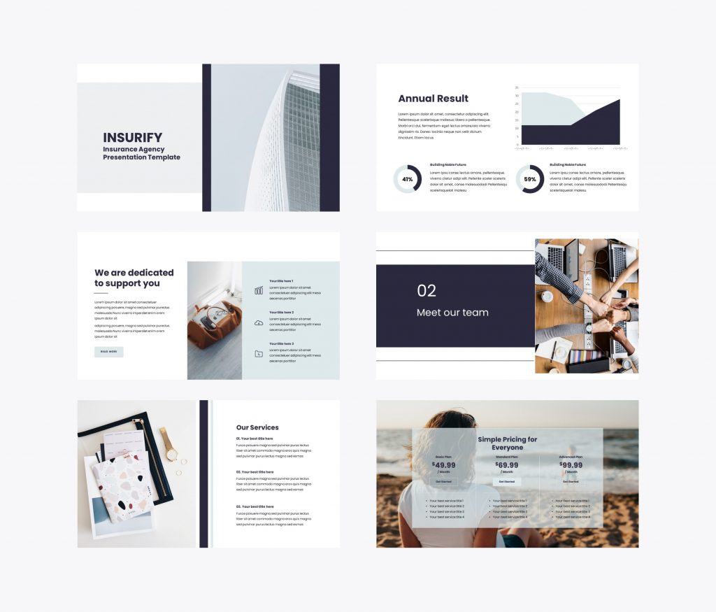 Premast | INSURIFY - Insurance Agency Presentation Template