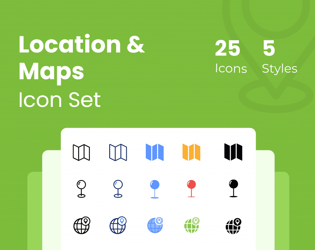 Premast | Location & Map Icon Set