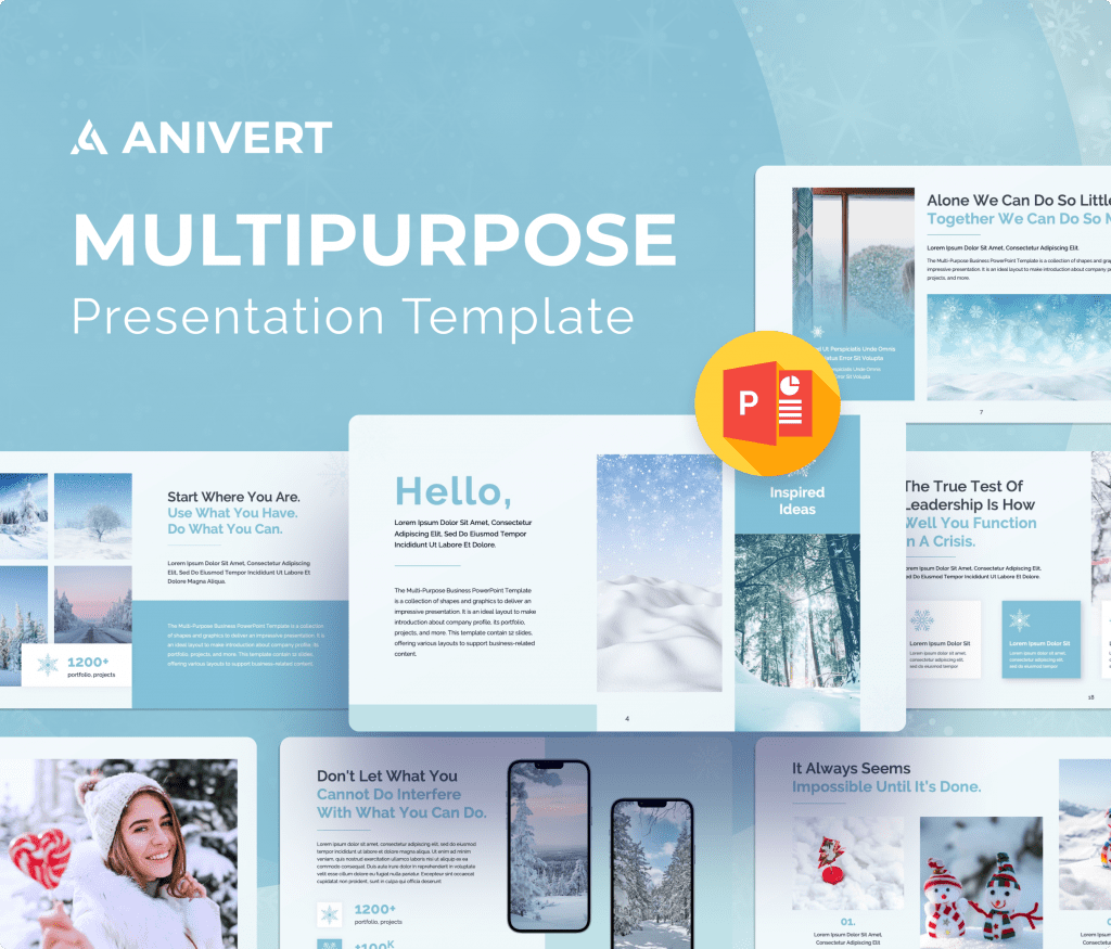 Anivert - Multipurpose PowerPoint Presentation Template | Premast