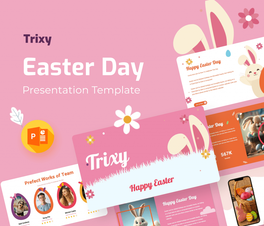 Premast | Trixy - Easter Day PowerPoint Presentation Template