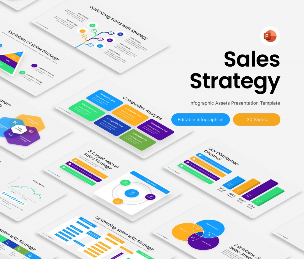 Sales Strategy PowerPoint Template | Premast Sales Strategy PowerPoint Template | Premast