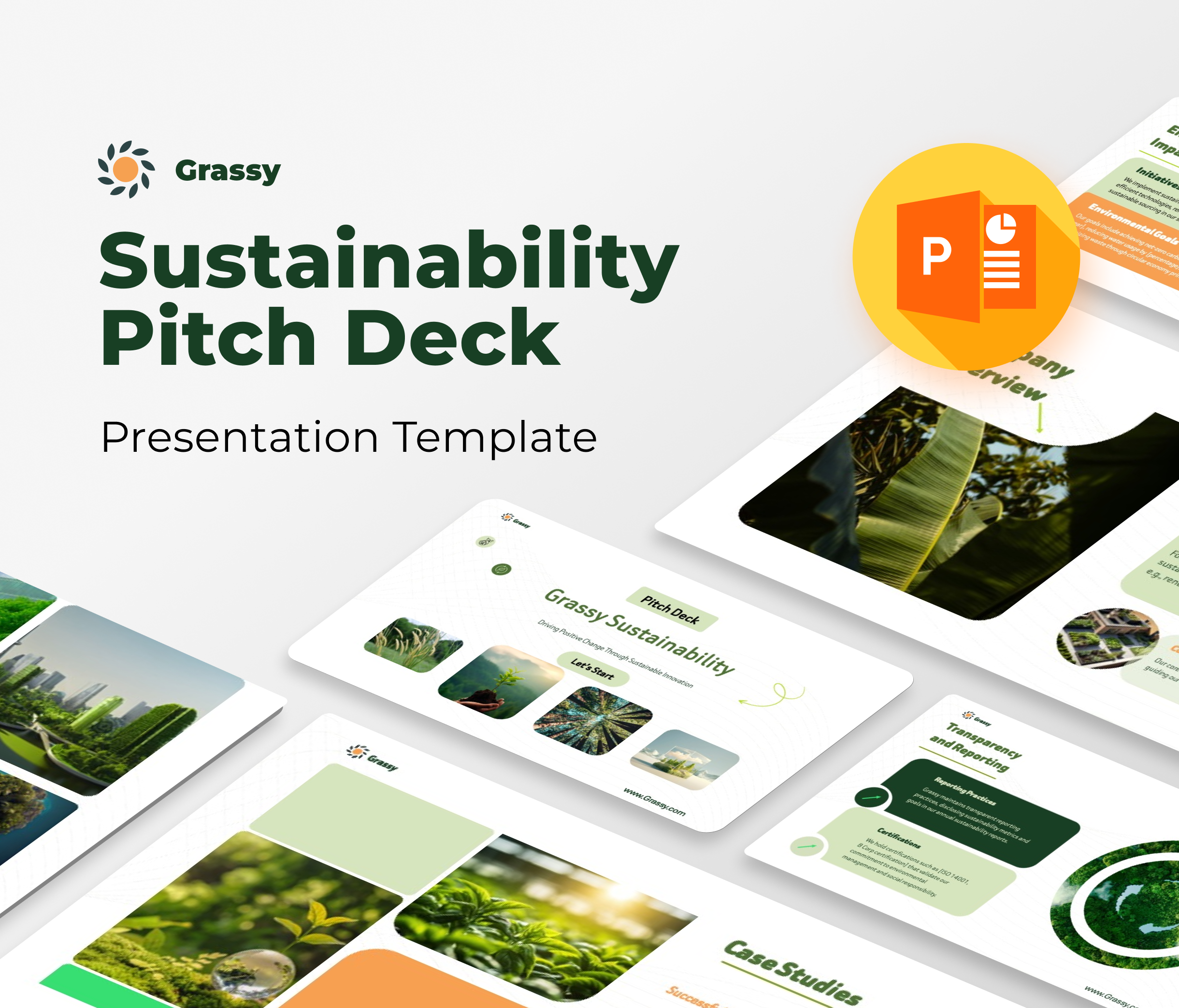 Premast | Grassy - Sustainability pitch deck PowerPoint Presentation ...