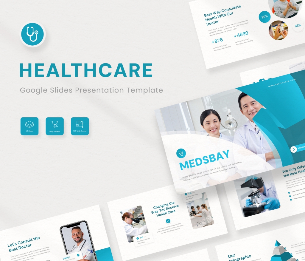 Healthcare Presentation Template Gsl Premast