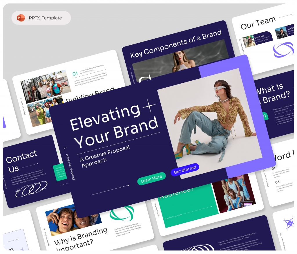 Premast Elevating Your Brand Powerpoint Presentation Template