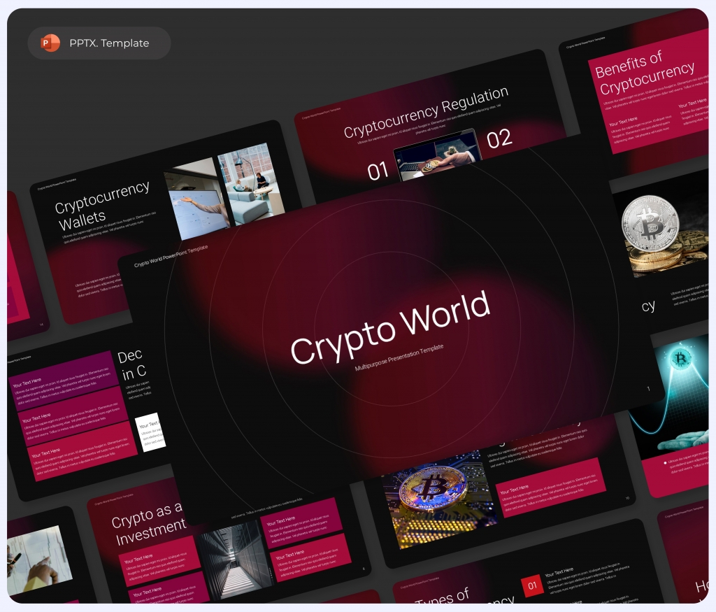 Premast | Crypto World PowerPoint Presentation Template
