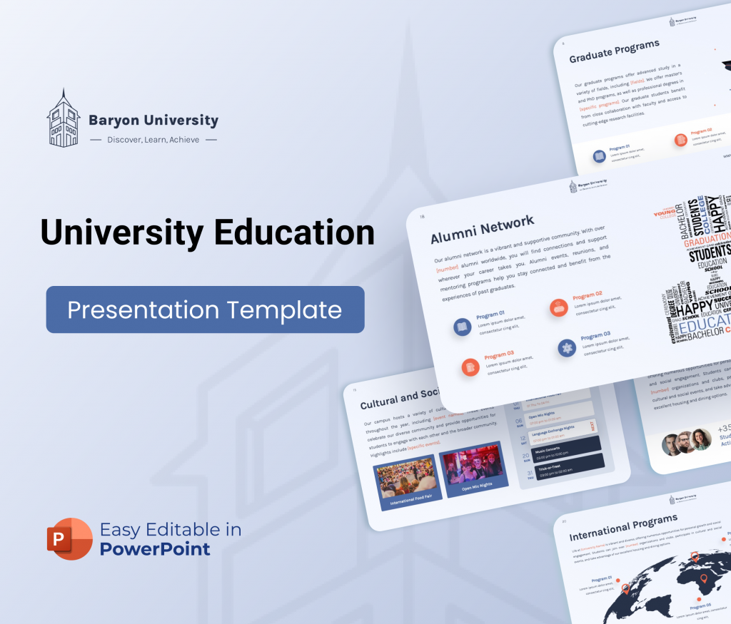 University Education - PowerPoint Presentation Template | Premast