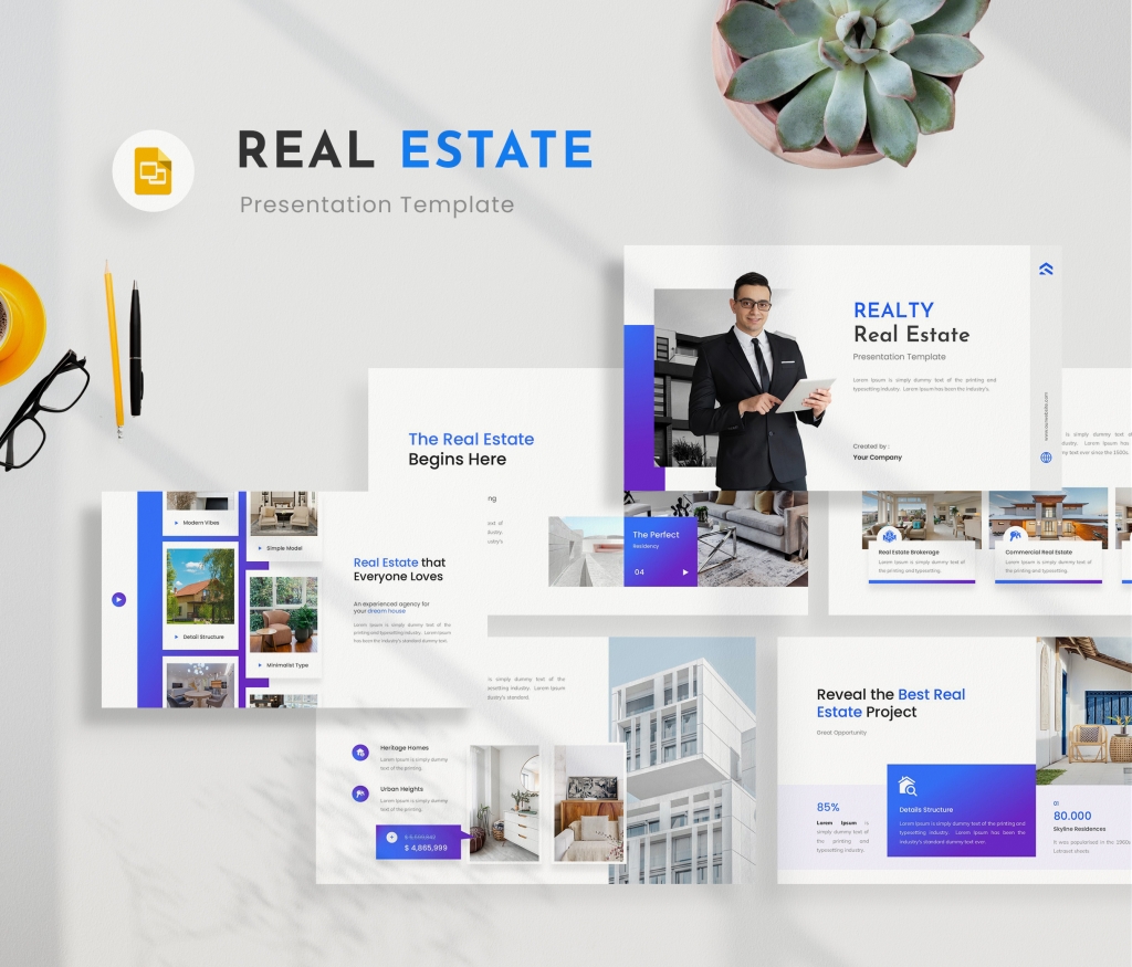 Realty- Real Estate Google Slides Presentation Template | Premast