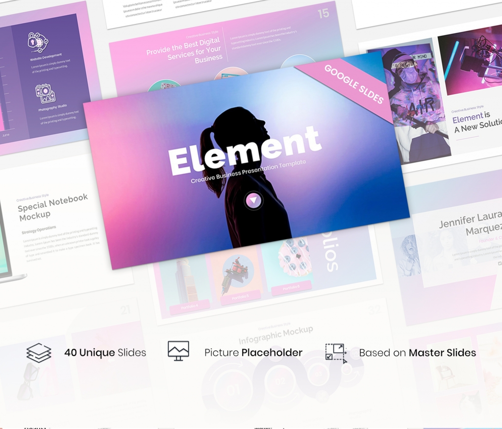 Premast | Glazmo - Creative Glassmorphism Google Slides Template