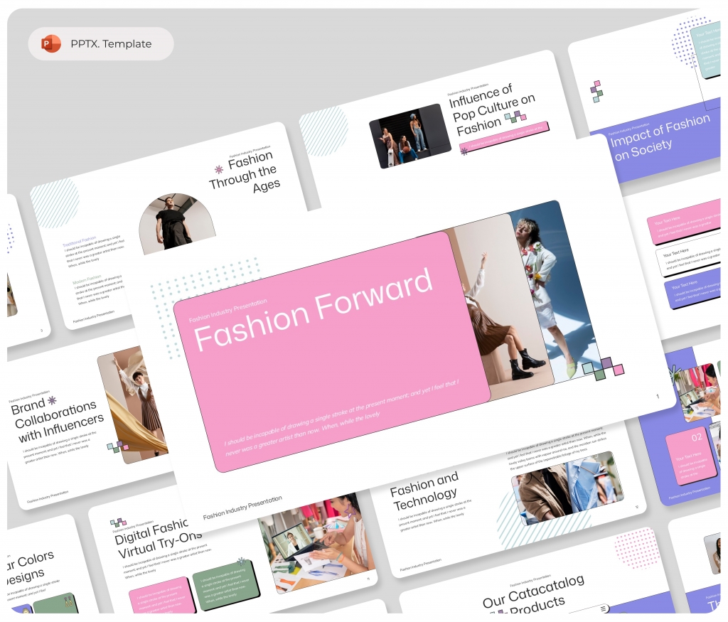 Fashion Forward PowerPoint Presentation Template | Premast