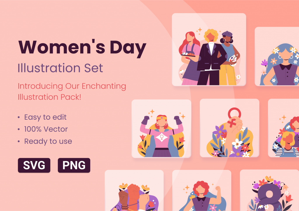 Women's Day Illustrations | Premast