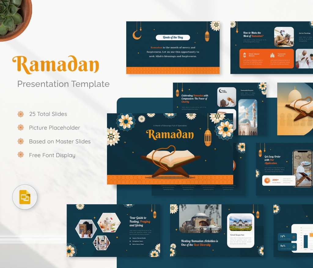Ramadan Google Slides Presentation Template | Premast