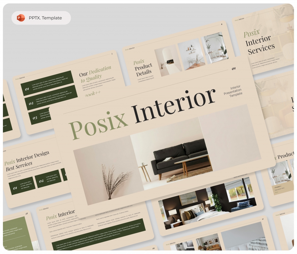 Posix- Interior Design PowerPoint Presentation | Premast