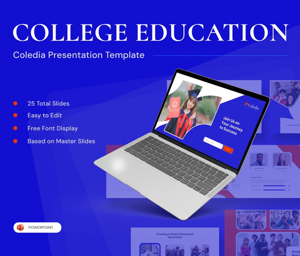 Coledia- College Education PowerPoint Presentation | Premast