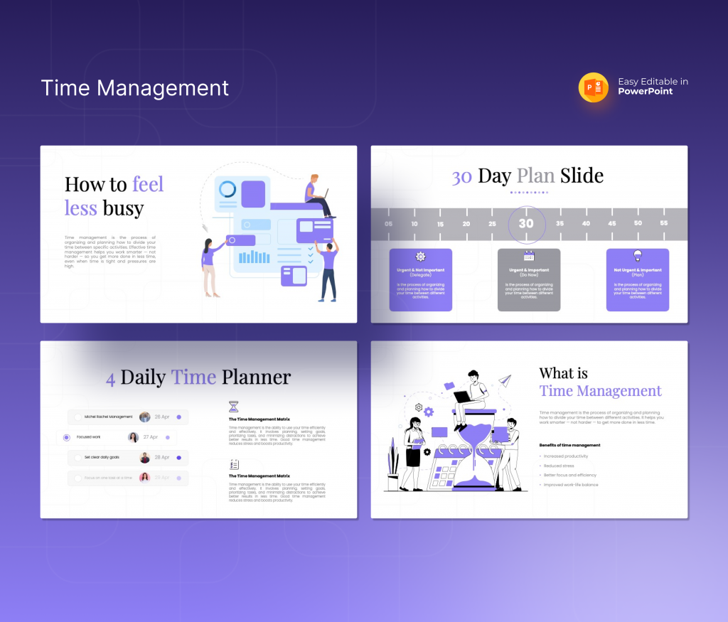 Time Management PPT Free Download | Premast