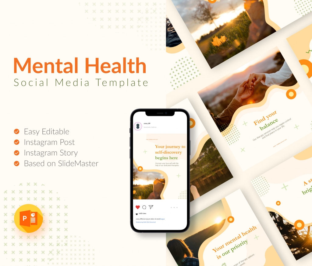 Premast | Mental health Social Media Template