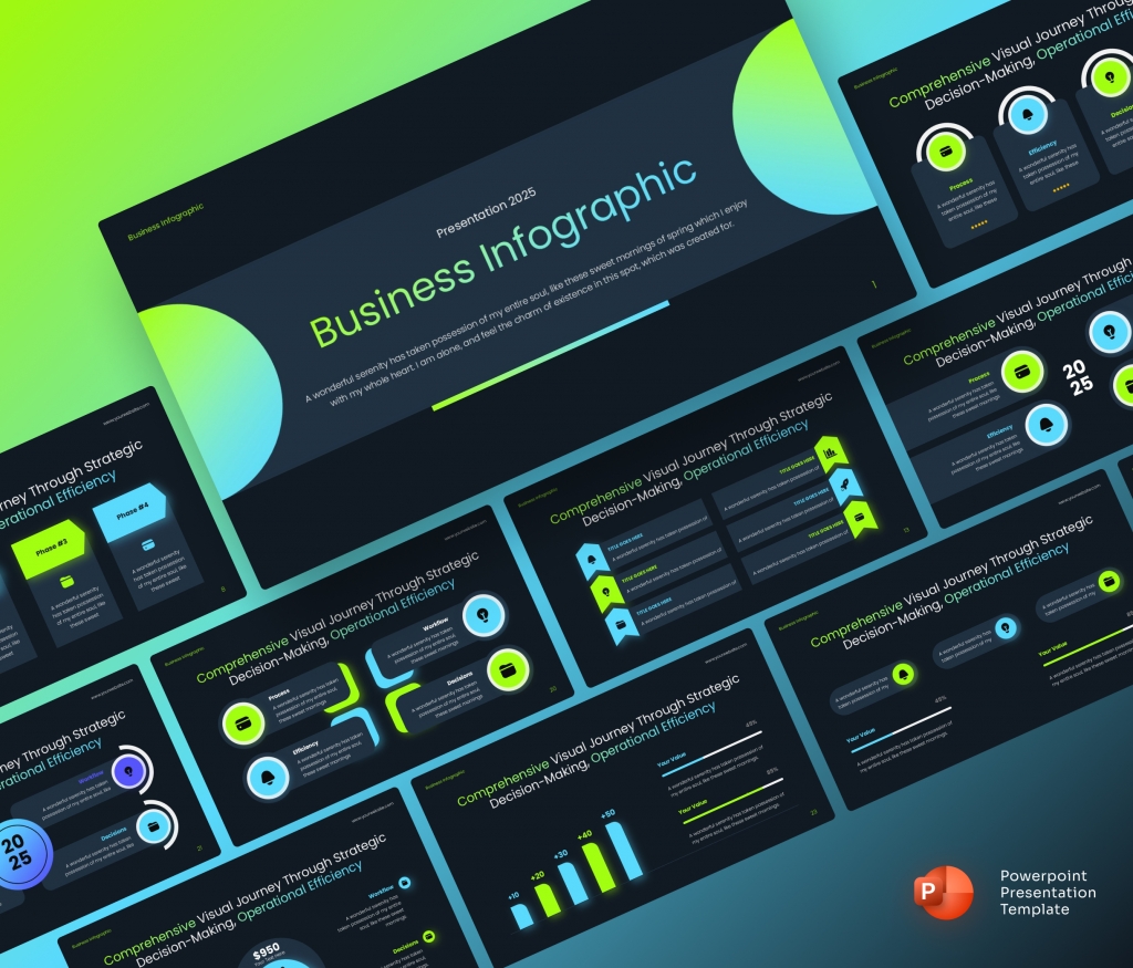 Premast | Business Infographic Presentation PowerPoint Template