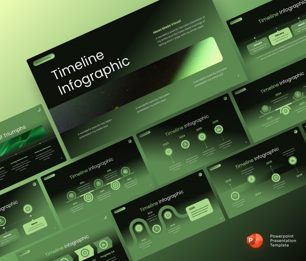 Timeline infographic Presentation PowerPoint Template | Premast