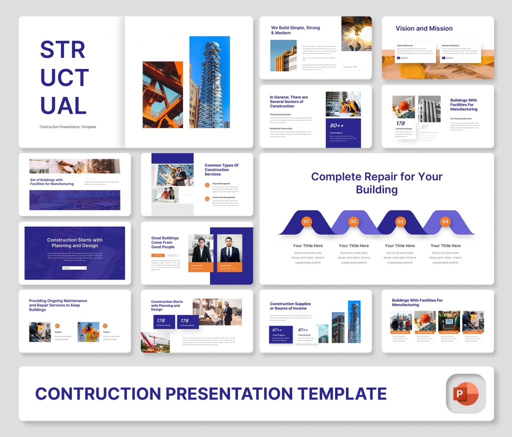 Premast | Structural – Construction PowerPoint Presentation Template